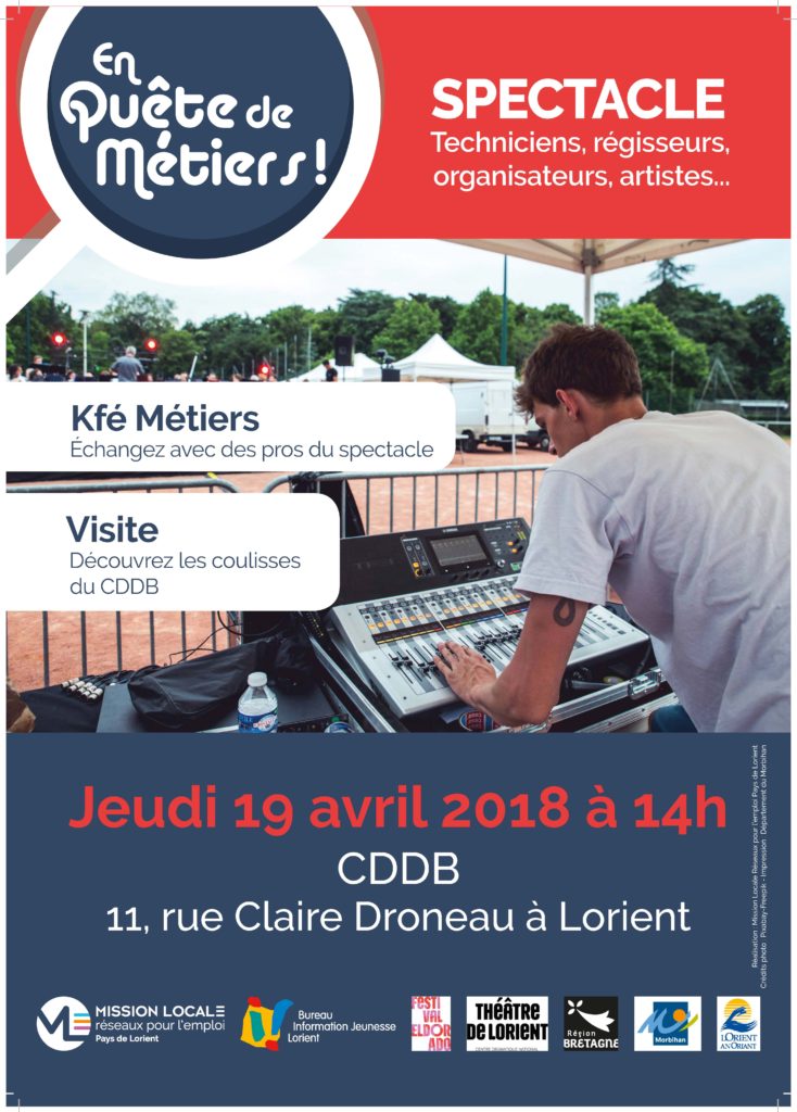 En'quête de métiers, les métiers du spectacle - Mission Locale du Pays ...
