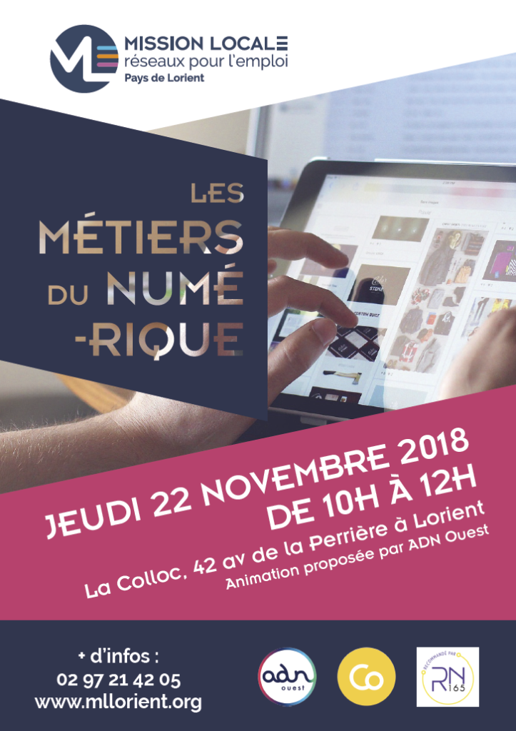 Les métiers du numérique - Mission Locale du Pays de Lorient